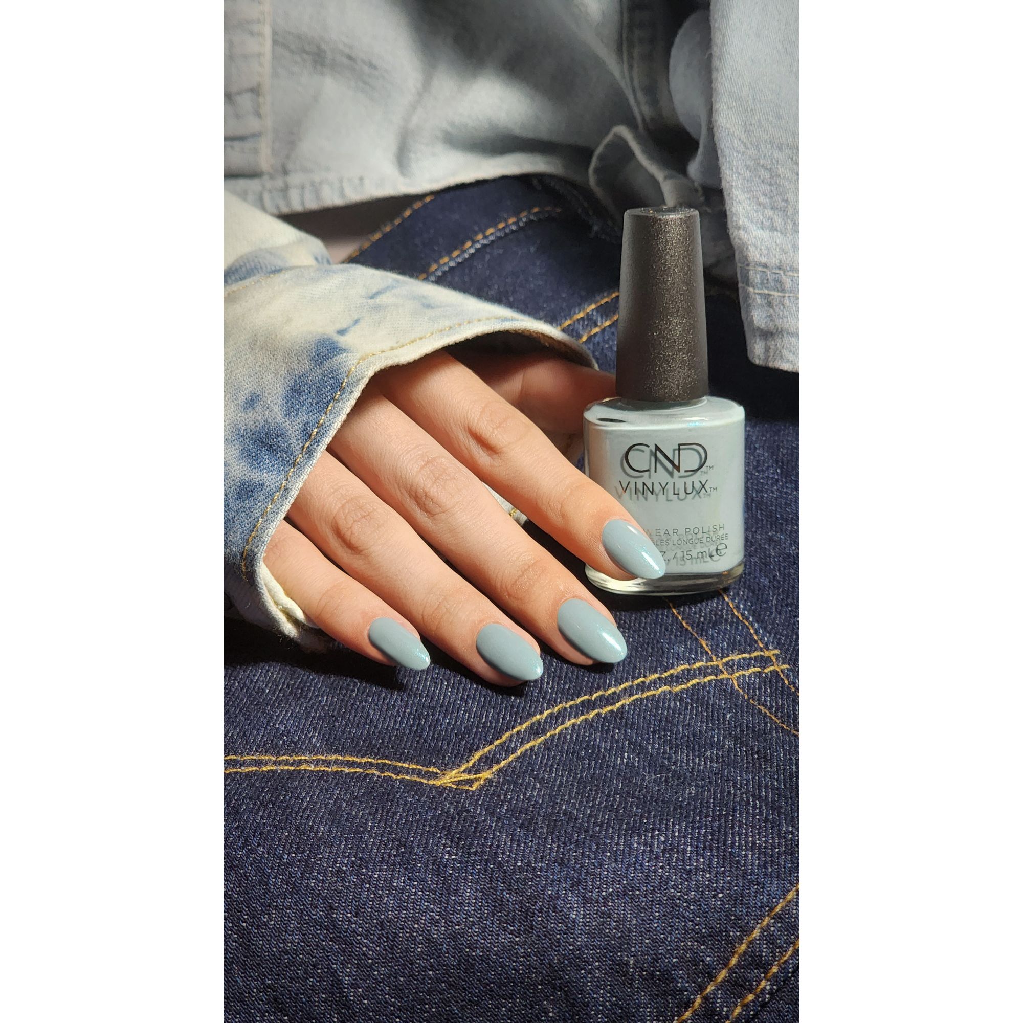 nailcrazy.com | CND Shellac Teal Textile